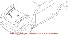 Genuine OEM Roof Decal for MINI 51142414411 for sale online | eBay
