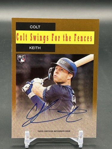 2024 Topps Archives COLT KEITH RC Gold 1958 Topps TV Westerns Autograph ...