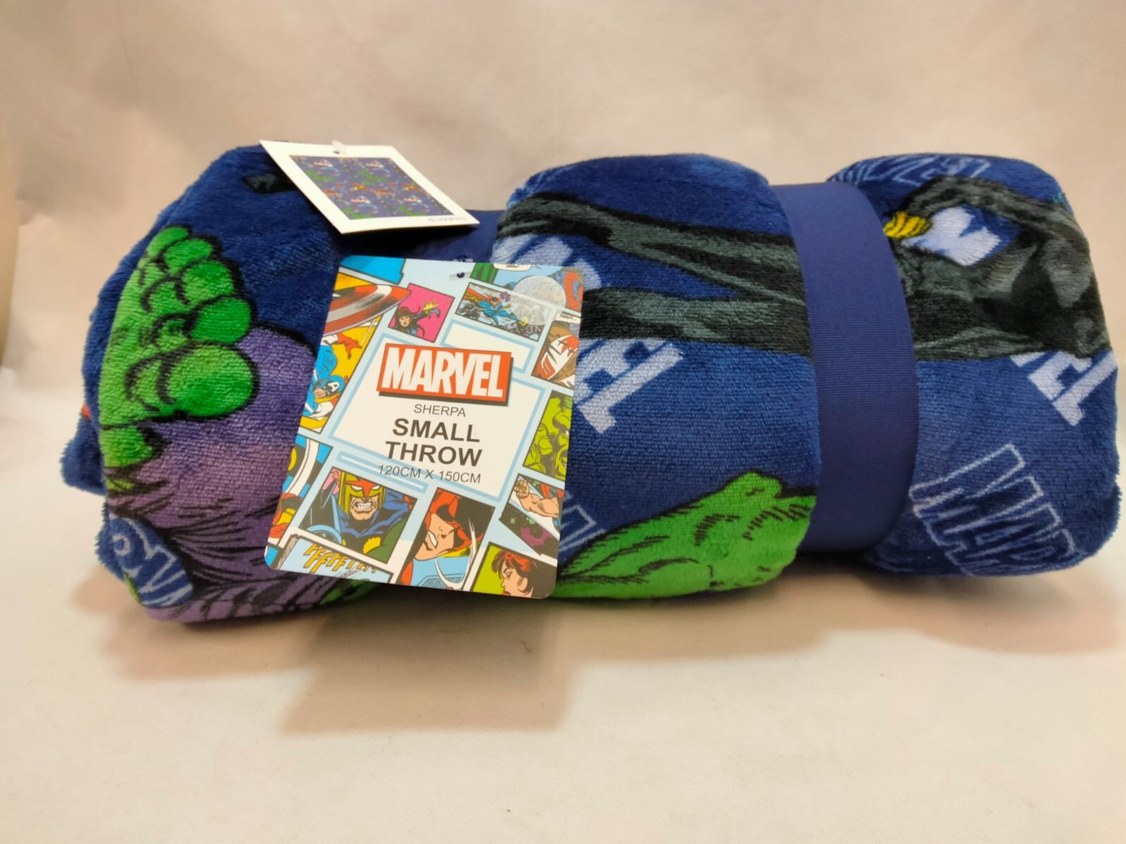 Marvel Fleece Small Throw Sofa Bed Home Décor Blanket 120x150cm Novelty ...