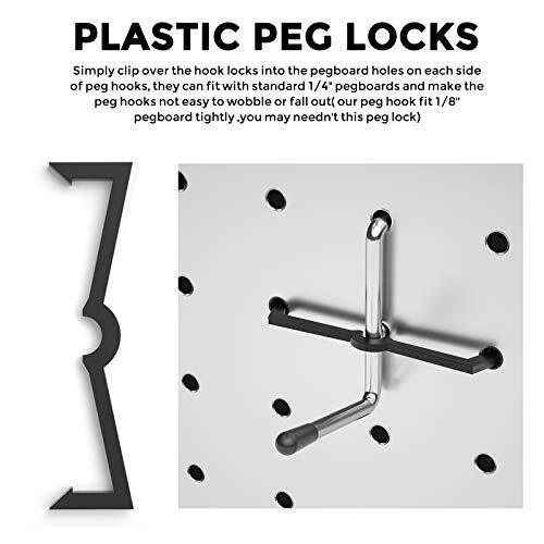 Pegboard Hooks Set for Hanging Tools, 206PCS Heavy Duty Peg Hook Hanger ...
