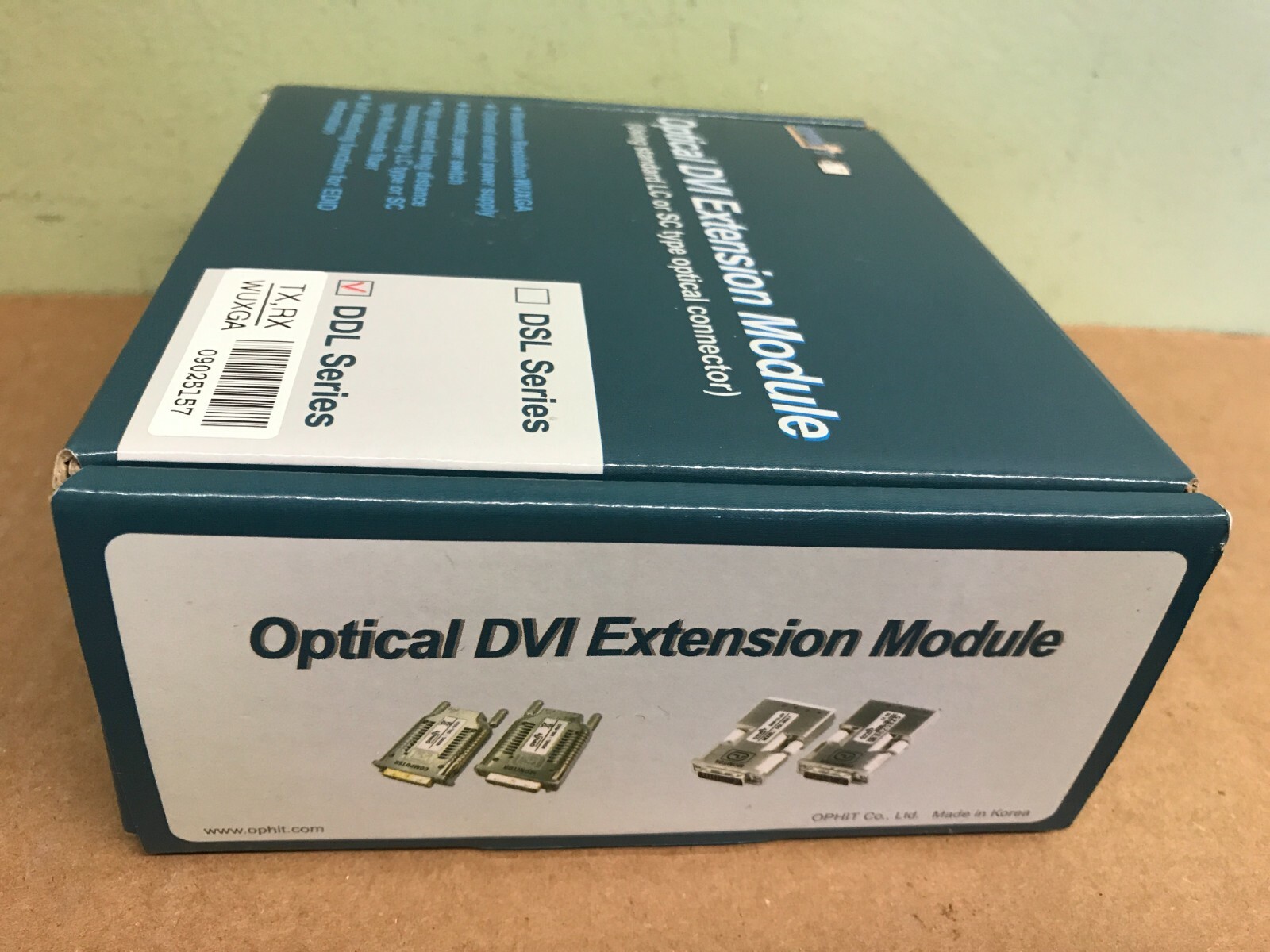 Ophit DDL TX/RX Optical DVI Extender (Tx/Rx) modules/500 m (1650 ft)/1. ...