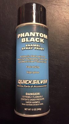 Mercury Outboard Spray Paint Motor Phantom Black Engine MerCruiser ...