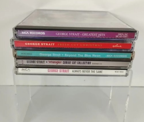 Lot of 5 GEORGE STRAIT CDS GREATEST HITS ALWAYS NEVER THE SAME WRANGLER ...