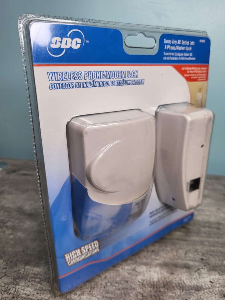 SCB Wireless/ Phone Modem Jack For PCs, Macs, TV Set-Top Satellite ...