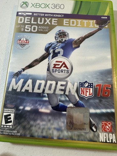 ⭐️⭐️⭐️⭐️⭐️ Madden NFL 16 (Microsoft Xbox 360) Pre-Owned Case & Game | eBay