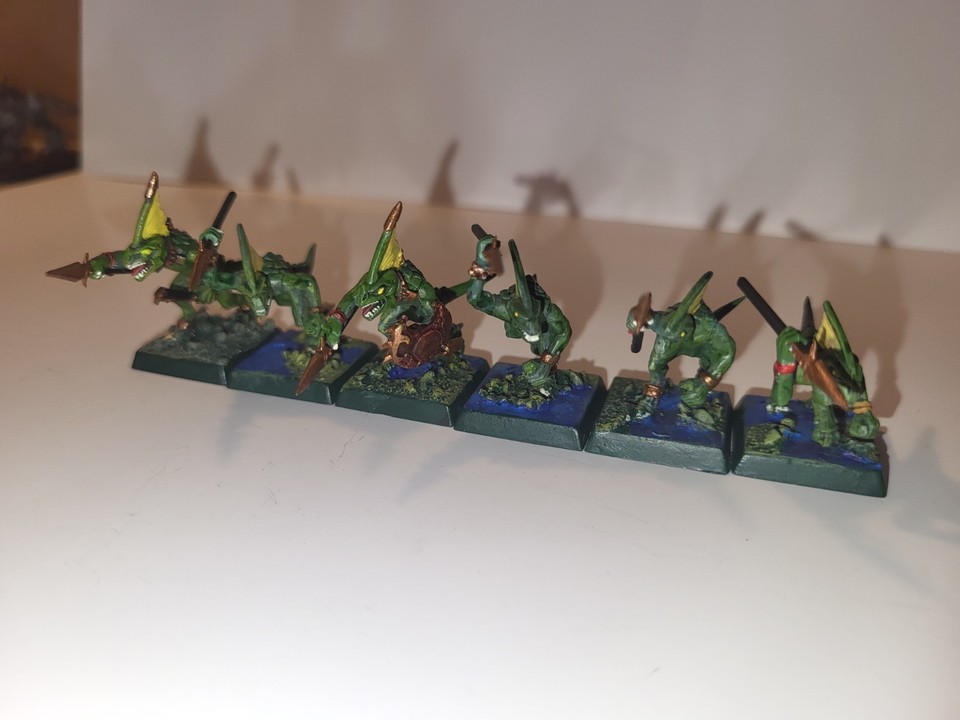 Warhammer 6 Skinks Javelins Lizardmen Seraphon Fantasy Sigmar Old World ...