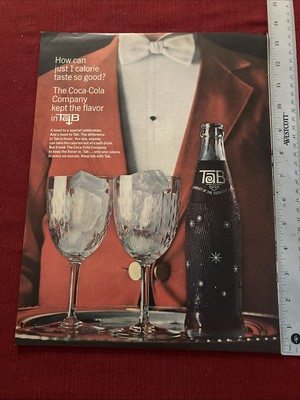 TAB Soda by Coca-Cola 1965 Print Ad | eBay Australia