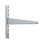 Twin Slot Shelving SILVER Uprights Brackets Adjustable Wall Shelf ...