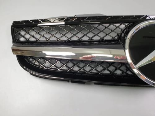 Mercedes R230 SL550 SL600 2007 2008 Grille Grill Black Chrome Distronic ...