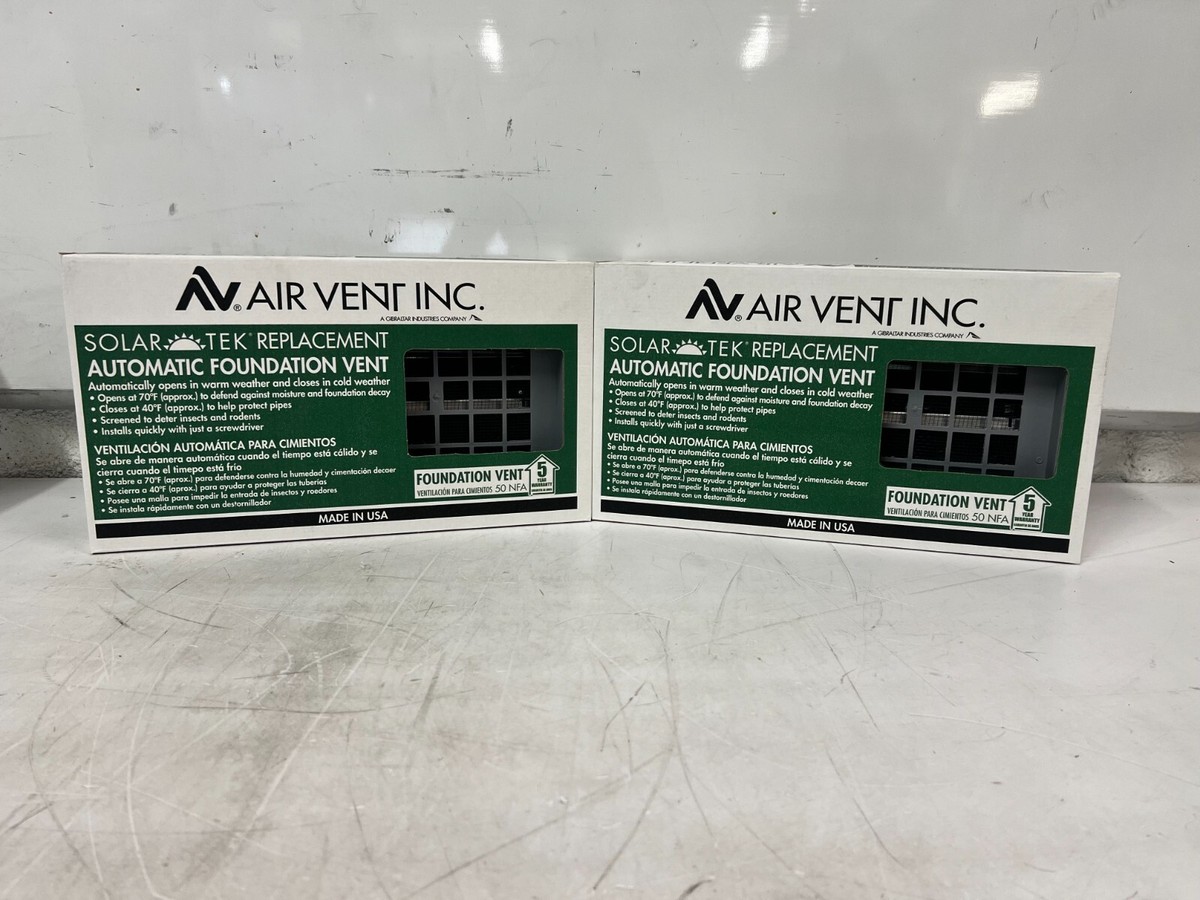Foundation Vent Repair Fire Resistant & Ember Safe Crawl Space