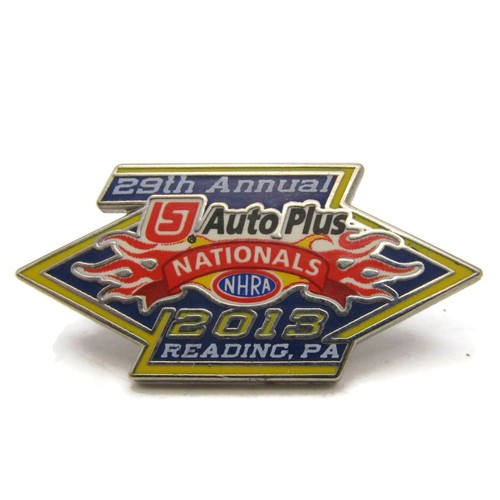 NHRA Hot Rod Drag Racing 2013 Pin Reading PA Nationals US Auto Plus | eBay