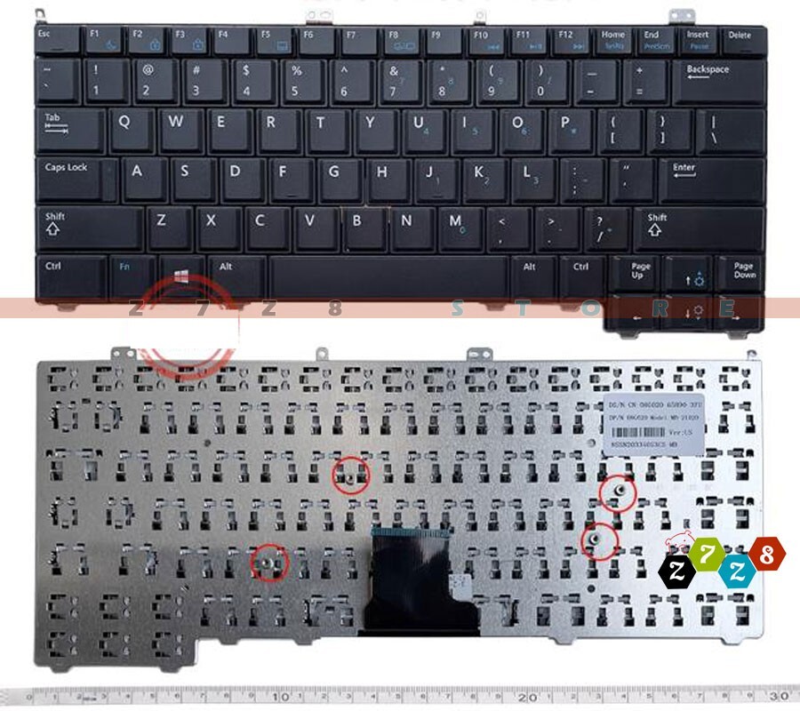 New For DELL Latitude E7440 E7420 E7240 E7420D US Laptop Keyboard | eBay