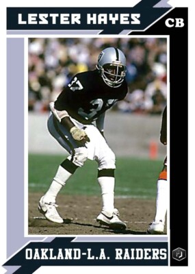 ACEO LESTER HAYES OAKLAND/L.A. RAIDERS CUSTOM HAND MADE ART CARD | eBay