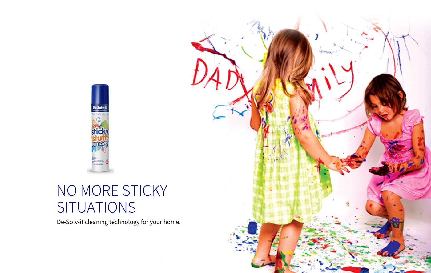 De-Solv-It 100ml Powerful Sticky Stuff Remover Sticker Label Remover ...