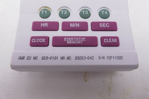 VWR / Durac Timer/Clock 4 Channel PNs 609-0181 89203-042 | eBay