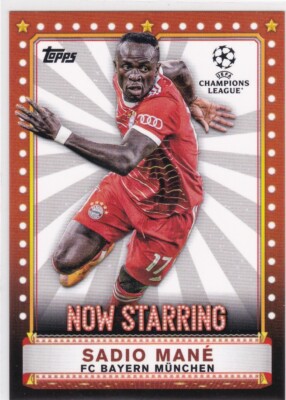 2022-23 Topps UEFA Club Competitions Now Starring Sadio Mane Sadio Mané ...