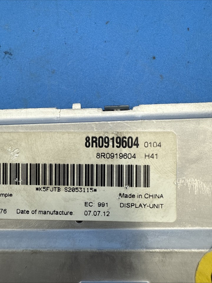 AUDI 09-17 B8 A4 A5 S4 S5 Q5 8R MMI INFORMATION LCD DISPLAY SCREEN ...