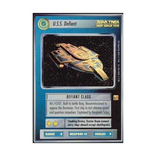 Decipher Star Trek CCG U.S.S. Defiant (Foil) NM | eBay