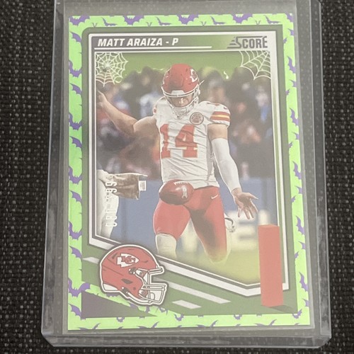 2025 Score a Treat- Bats #288 Matt Araiza /399- Kansas City Chiefs | eBay