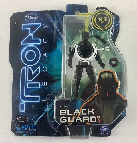 Disney Tron legacy Series 2 Black Guard Action Figure [~Sealed in ...