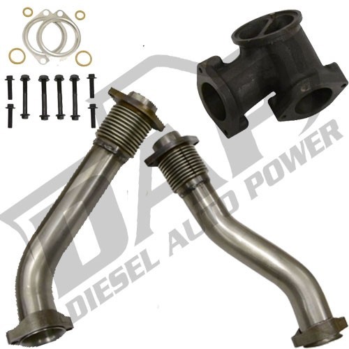 DAP Performance Stainless Up Pipes for 7.3L Ford Powerstroke 99.5 ...