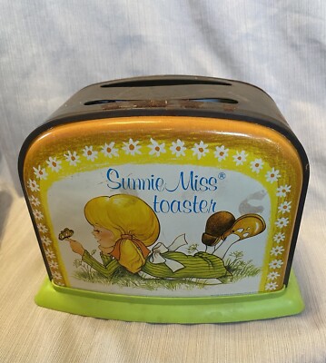 Vintage Sunnie Miss Toaster Ohio Art Tin Litho Children’s Kitchen Toy ...
