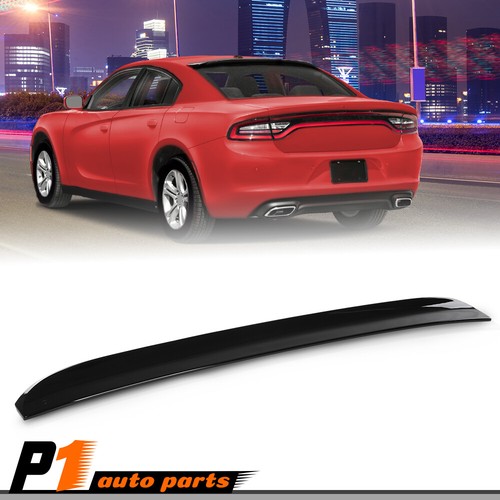 FIT FOR 15-24 DODGE CHARGER GLOSS BLACK DUCKBILL STYLE REAR WINDOW ROOF ...