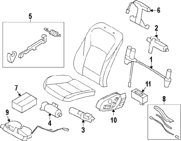BMW 61319163278 GENUINE OEM ADJUST SWITCH | eBay