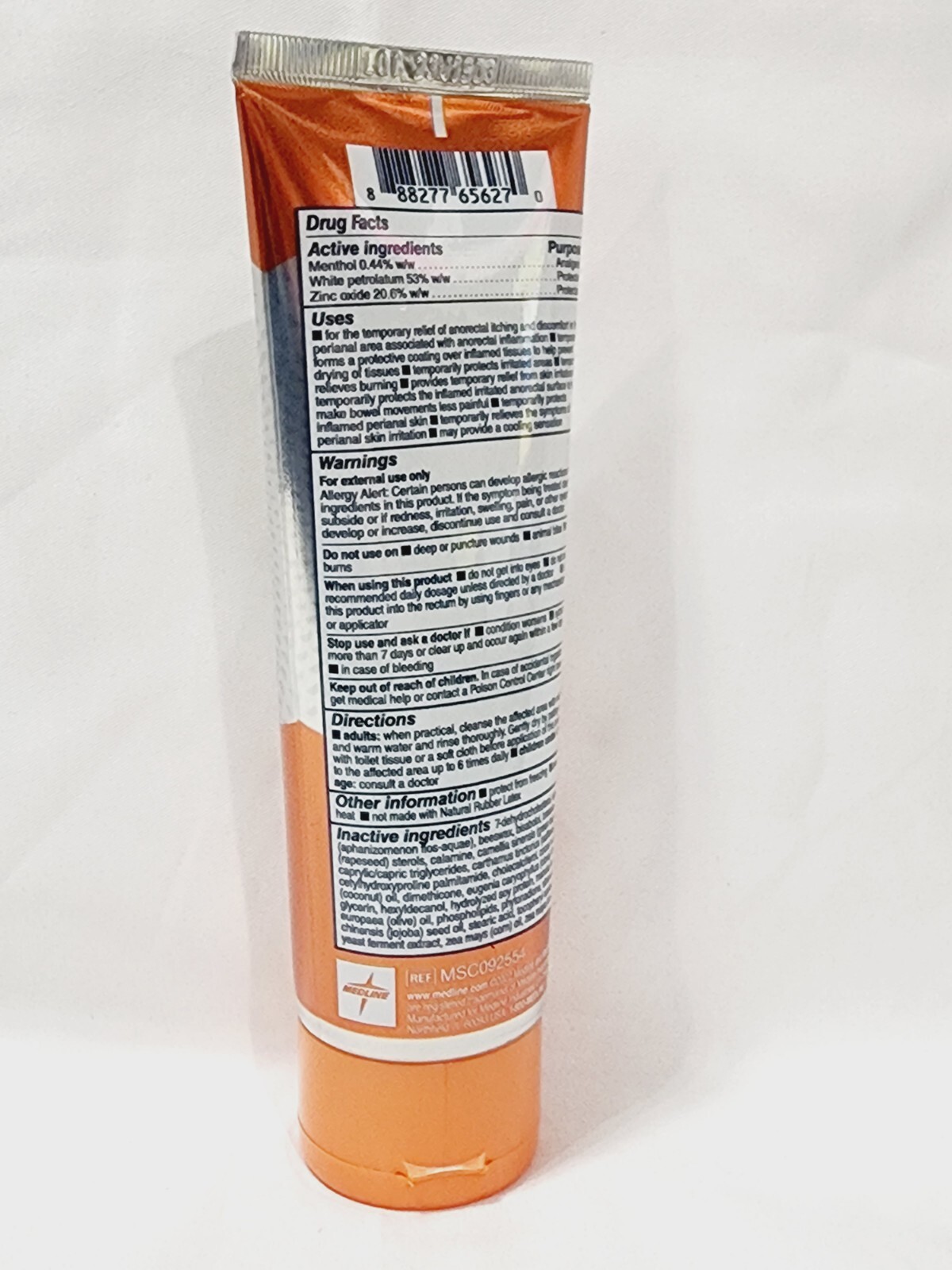 Medline Remedy PROTECT Paste Skin Protectant Menthol Unscented 4 oz ...