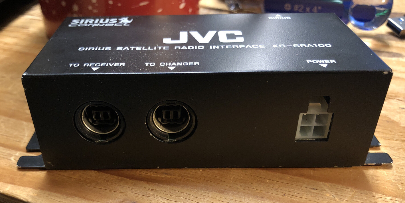 JVC KS-SRA100 interface Sirius Satellite Radio Adapter USE WITH YOUR ...