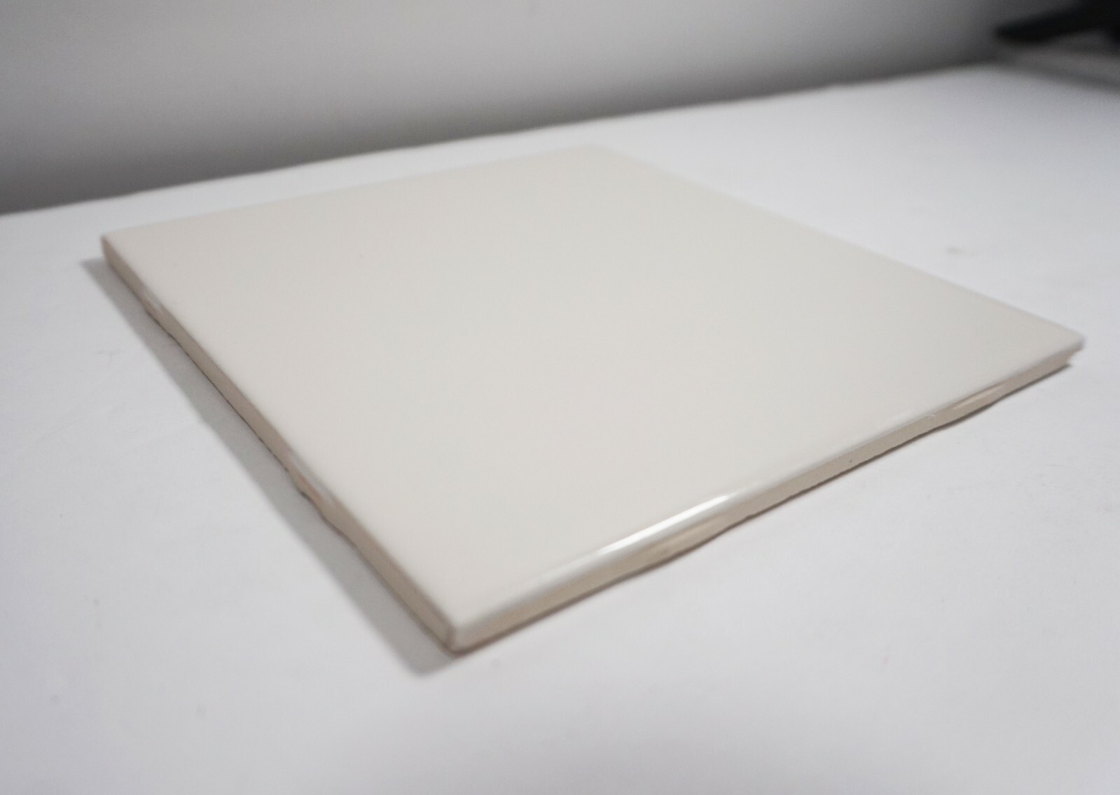 Mulia Ceramics Glossy White Tile 6x6 Square Biscuit New from Box | eBay