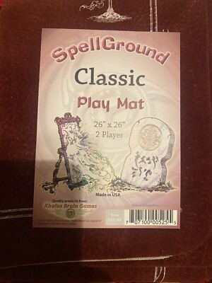 Khalsa Brain Spellground Classic V2 Terra 2015 2-Player 26" Playmat(Red ...