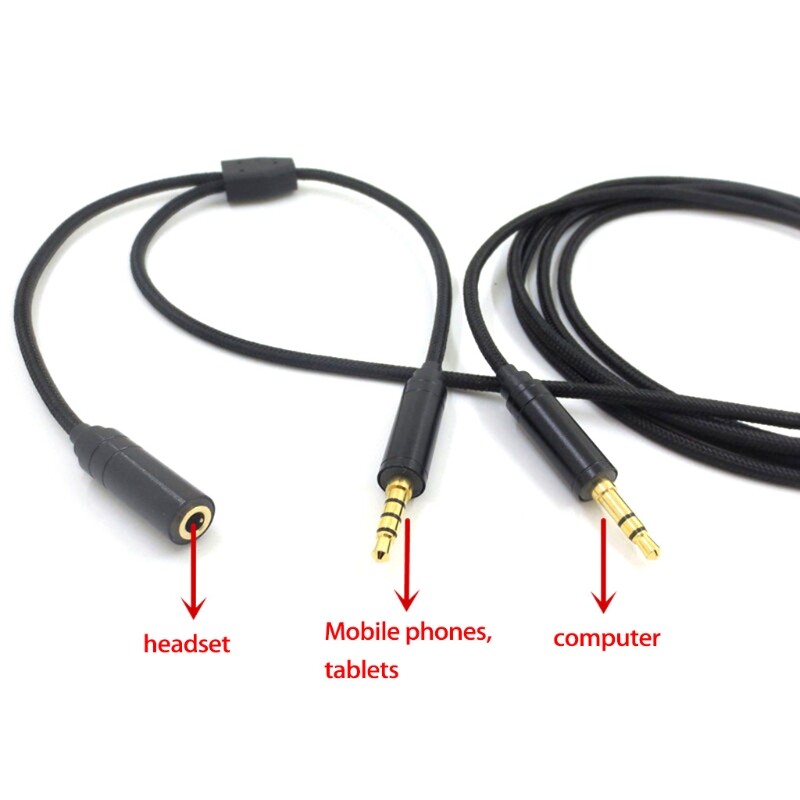 Chat Link Adapter Cable for 3.5mm 1 Female to 2 Male Adapter Cable ...