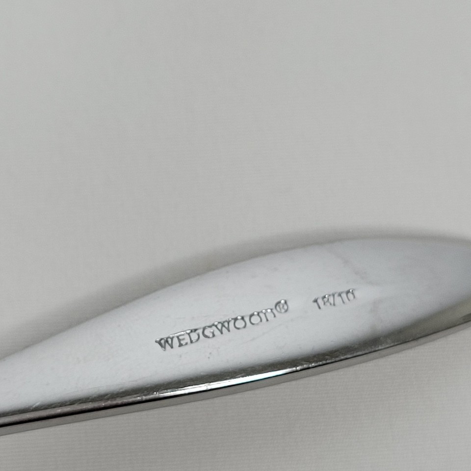 Set of 6 Wedgwood Metropolitan Stainless Steel 7 1/8" Round Soup Gumbo ...