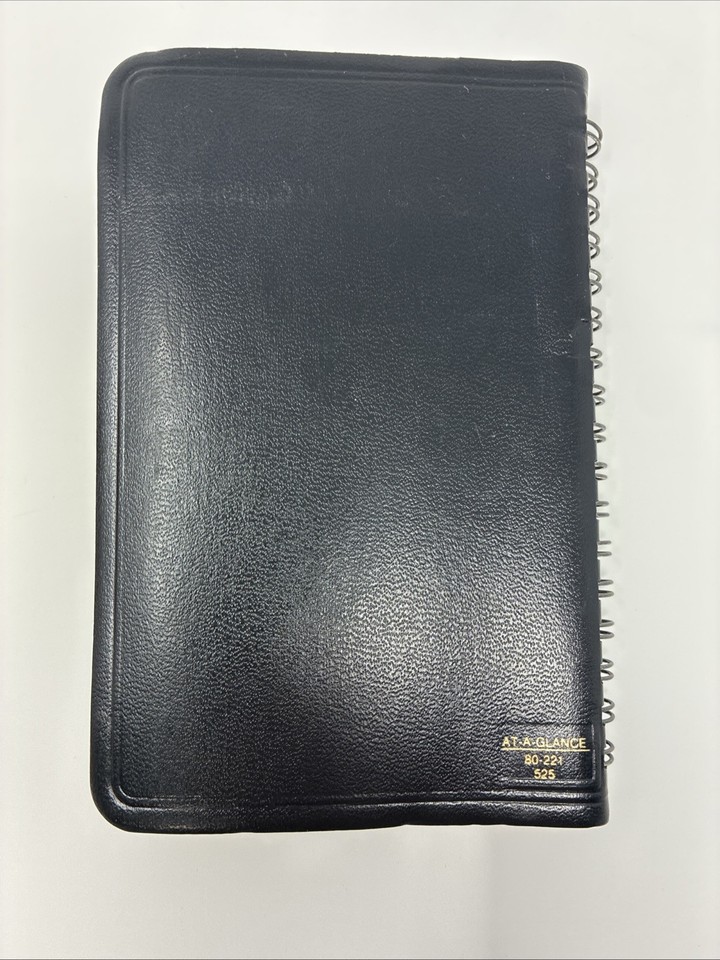 Vintage Personal Address & Telephone Book - Black - Index A to Z | eBay