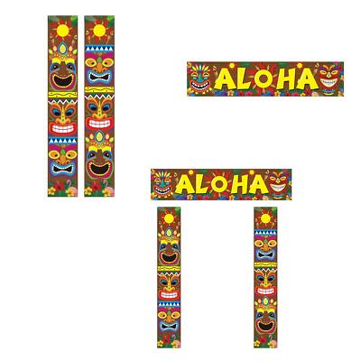 Hawaiian Party Decorations Welcome Aloha Banner Sign for Carnival Party ...