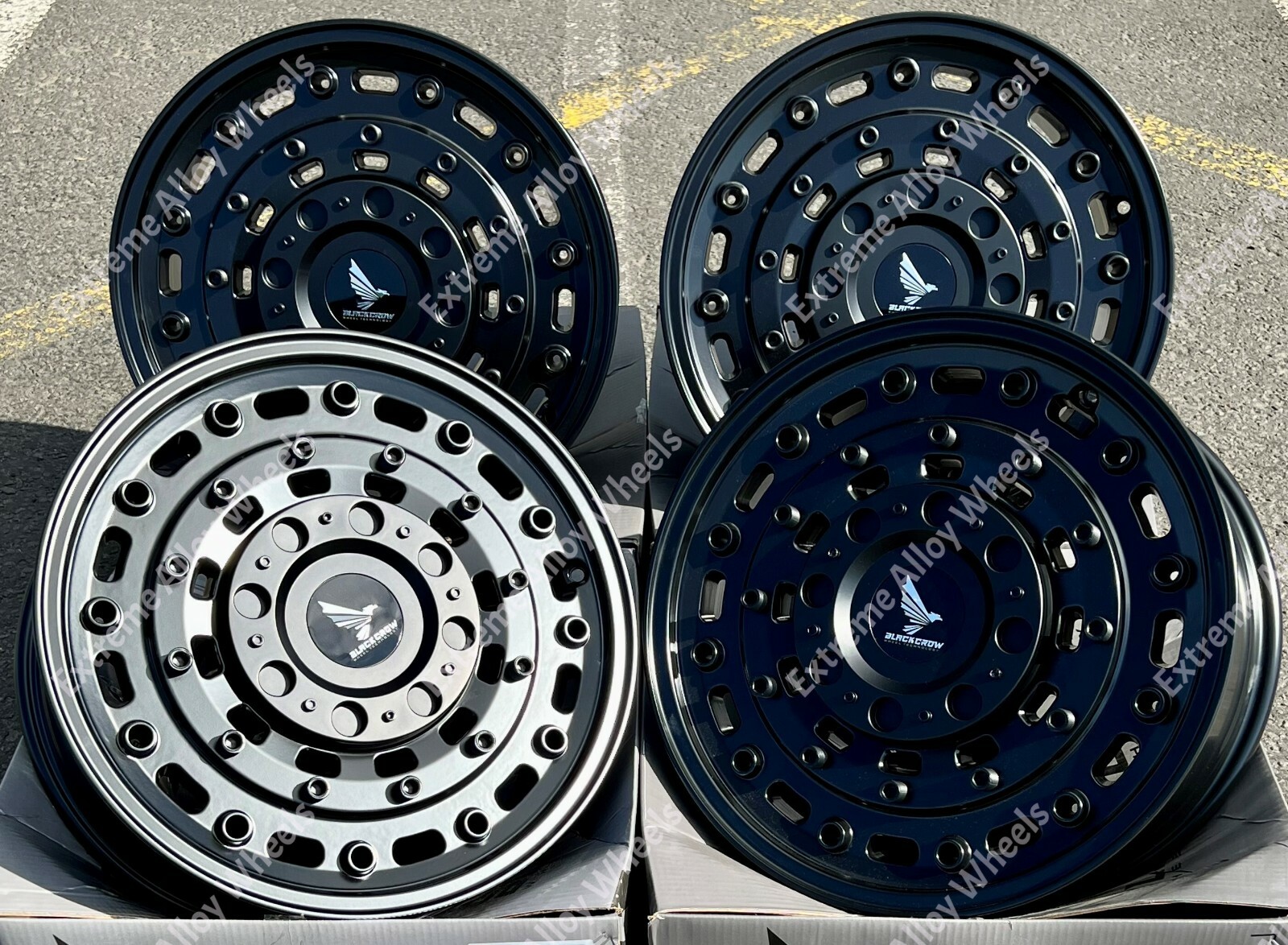 18" Black Swamper Alloy Wheels Fits Nissan Primastar 5x118 Vans Crew ...