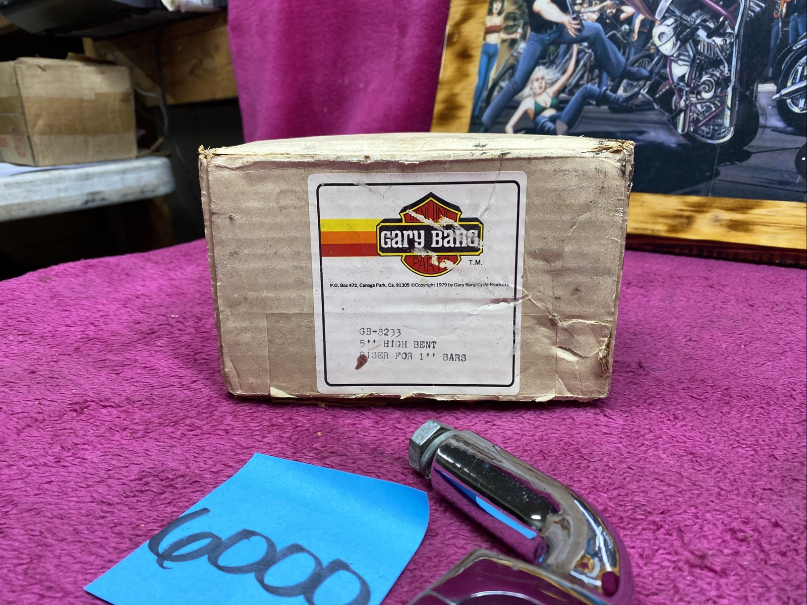 Harley Chopper Vintage Springer Glide Handle Bar Riser Risers Aee Sb&f ...