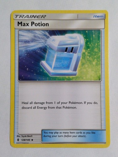 Pokémon TCG Max Potion Sun & Moon: Guardians Rising 128/145 Regular ...