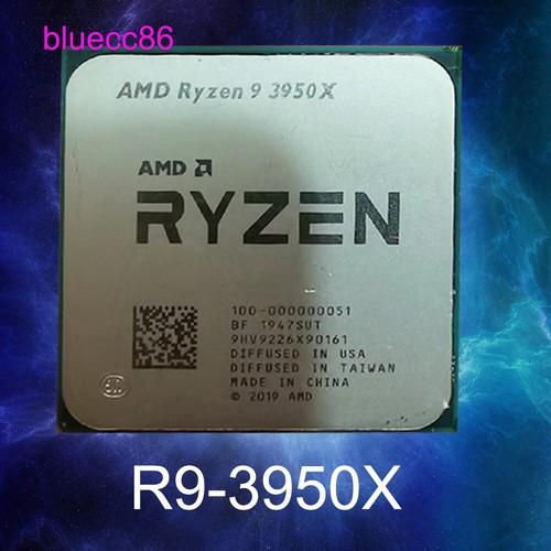 AMD Ryzen 9 3950X AM4 CPU Processor 3.5-4.7GHz 16CORE 32T 105W Desktop ...