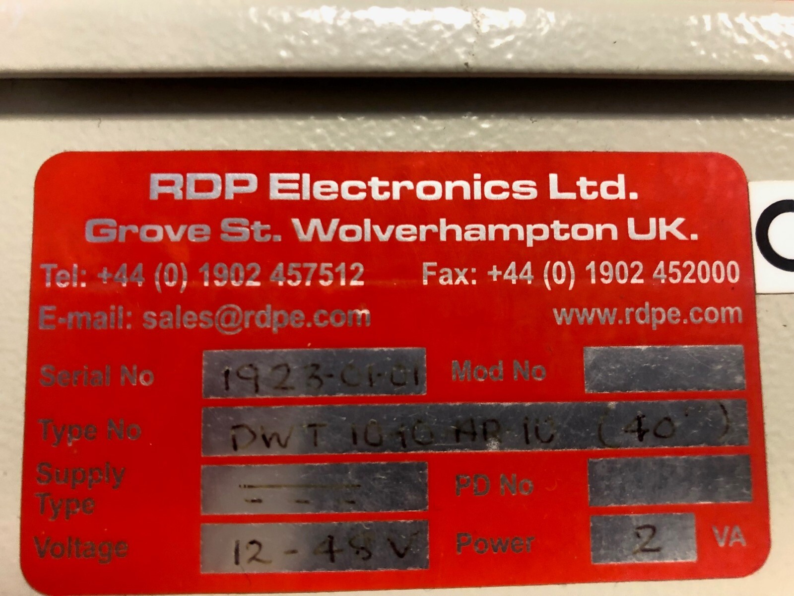 RDP Electronics Series DWT (Draw-Wire Position Transducer) | eBay