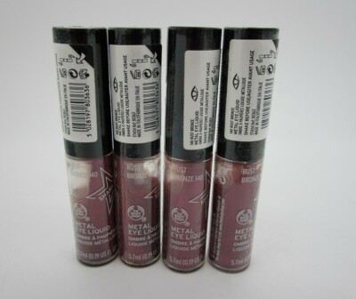 THE BODY SHOP Metal Eye Liquid 140 RUST BRONZE - Lot of 4 | eBay