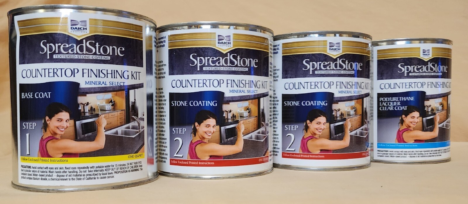 DAICH SpreadStone •Sundance/Stone• Mineral Select Countertop Finishing ...