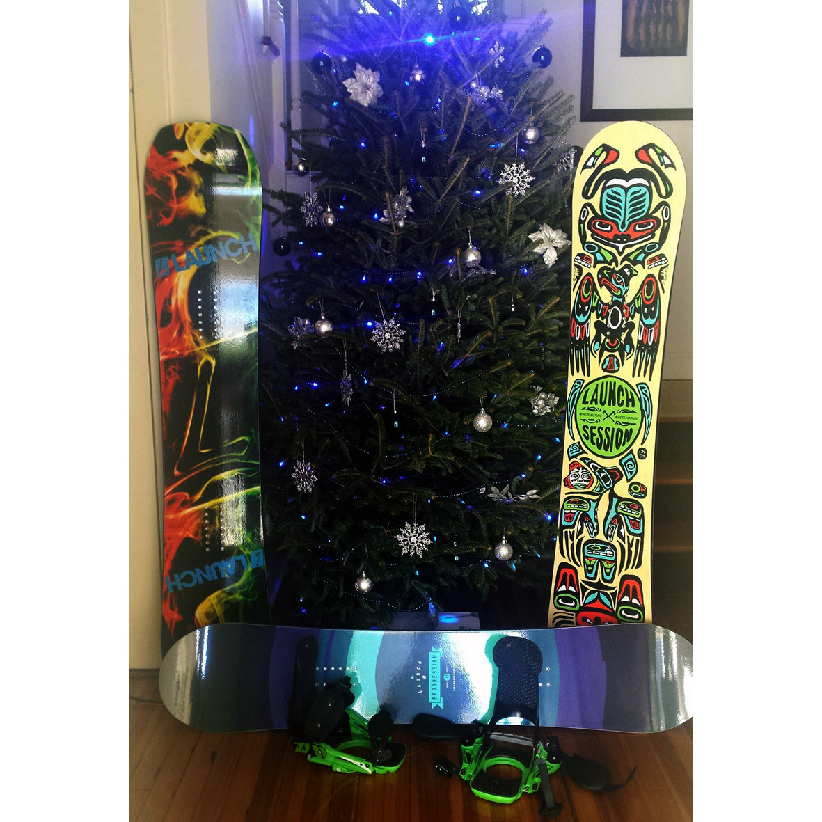 LAUNCH Session Adult's Spanky New Tribal Snowboard, Park Camber Profile ...