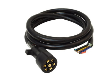 (A10-7W8) Mighty Cord 7-Way Blade-Style Molded Trailer Wire Connector ...