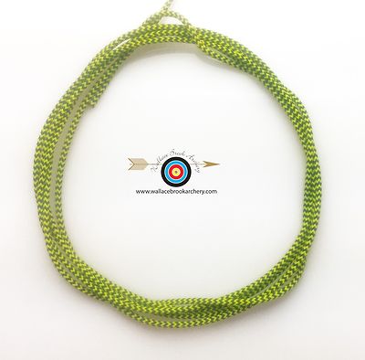 3' BCY Flo Yellow/Black Speckled D Loop Rope Archery Bowstring Rope ...