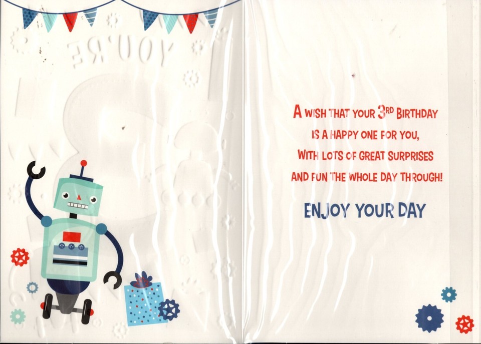 1st 2nd 3rd 4th Boys Birthday Card Choices For Boys Lovely Verses 7"x5 ...
