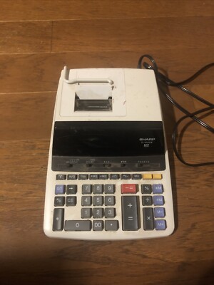Sharp EL-2630P III Printing Electric Calculator With 8 Extra Rolls Of ...