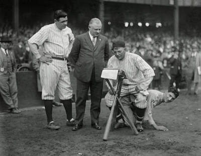 Nick Altrock baseball comedian Babe Ruth Manager McGraw Nicks p- 1923 ...