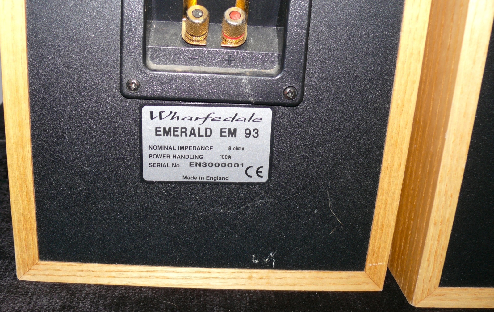 VINTAGE PAIR STEREO SPEAKERS WARFEDALE EMERALD EM 93 | eBay